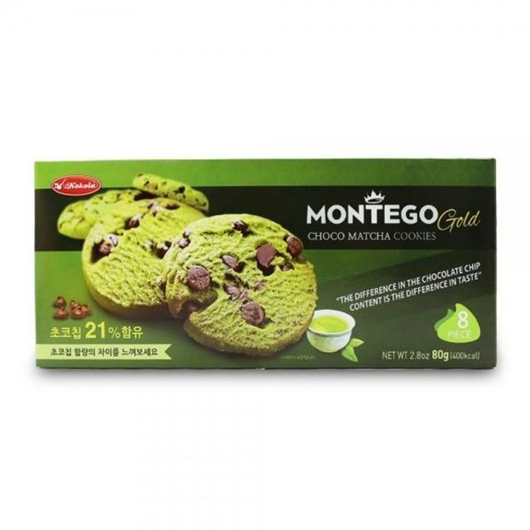 초코쿠키 몬테고 초코 말차쿠키 80g 탕비실간식 간식 홈플러스 택배배송