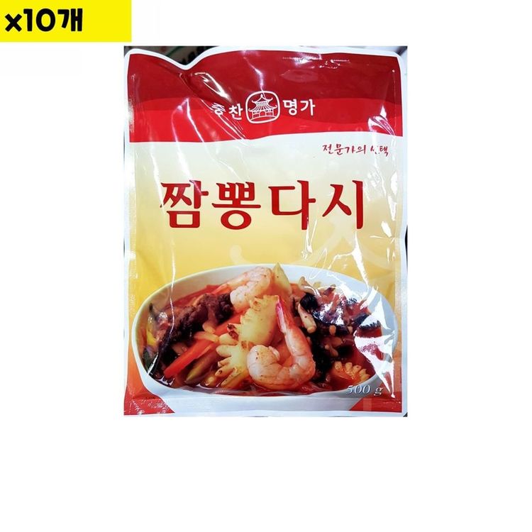 식자재 식재료 도매 짬뽕다시 중찬명가 500g X10개 홈플러스 택배배송