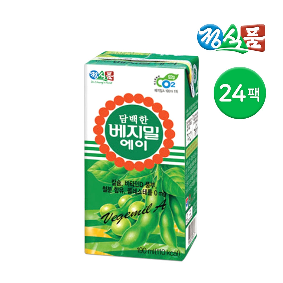정식품 담백한 베지밀 A(에이) 두유 190ml 24팩 | 홈플러스 택배배송