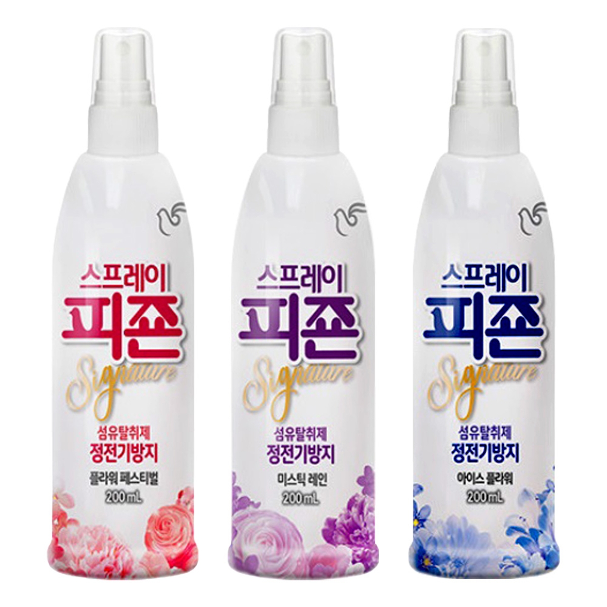 스프레이 피죤 섬유탈취제 200ml X 3종 플라워 미스틱 아이스 홈플러스 택배배송