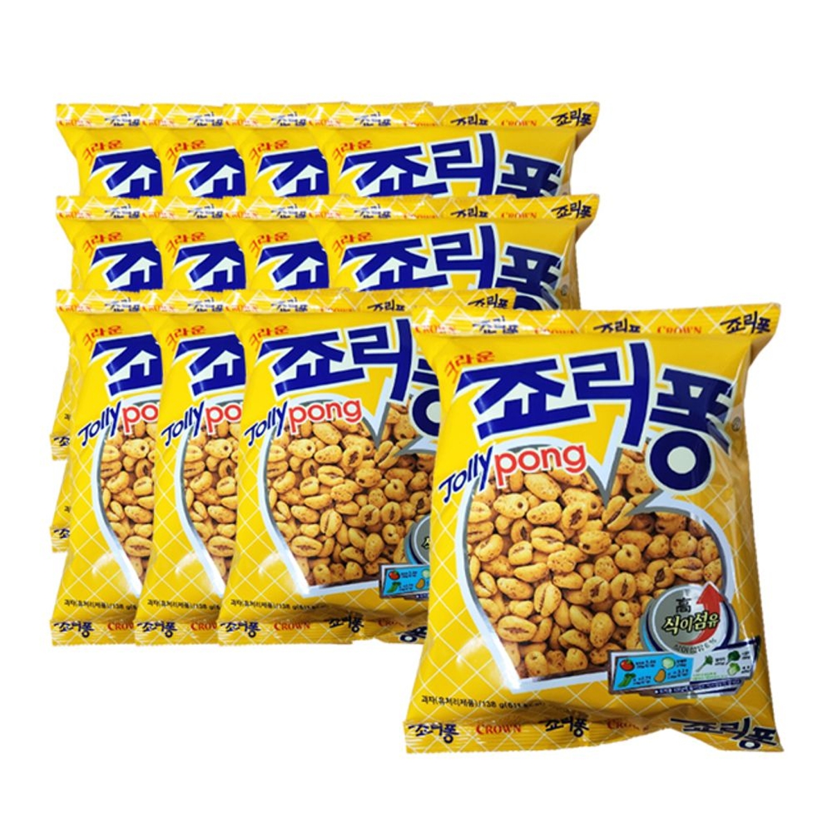 크라운 죠리퐁 대 135g 12개 1박스 바삭한 봉지 과자 홈플러스 택배배송