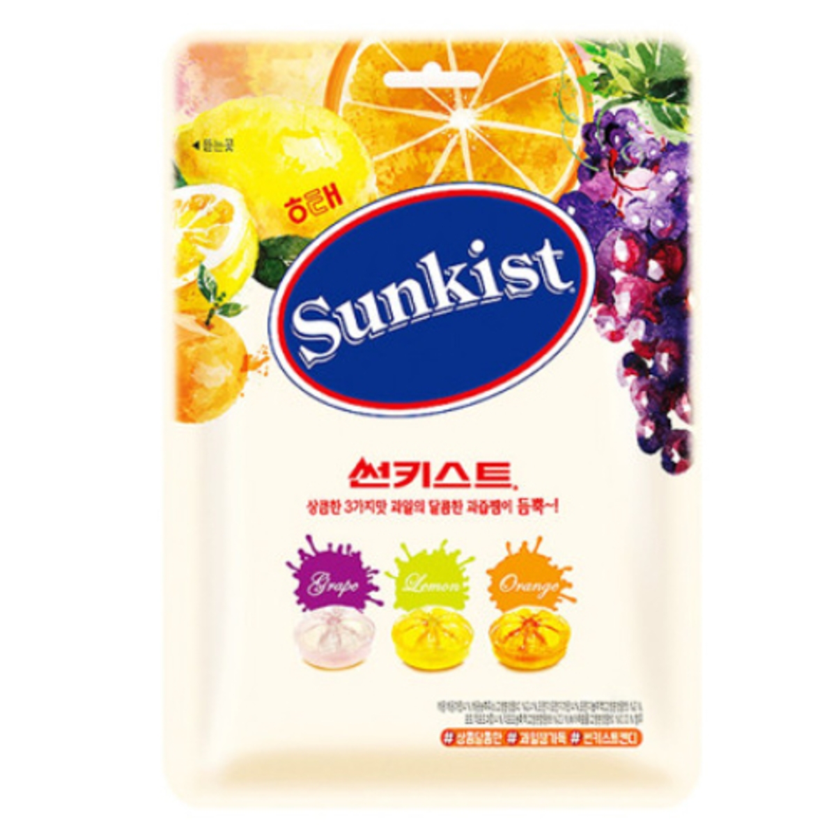 해태 썬키스트 캔디 해태 캔디 썬키스트 125g 16입 홈플러스 택배배송
