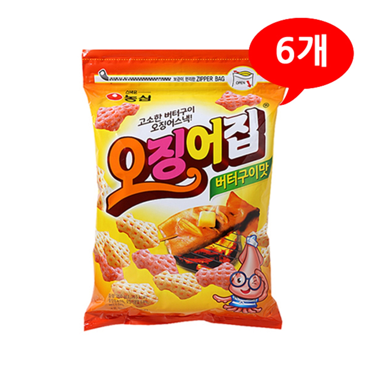 1901280 농심 오징어집 버터구이맛 지퍼 260gx6개 홈플러스 택배배송