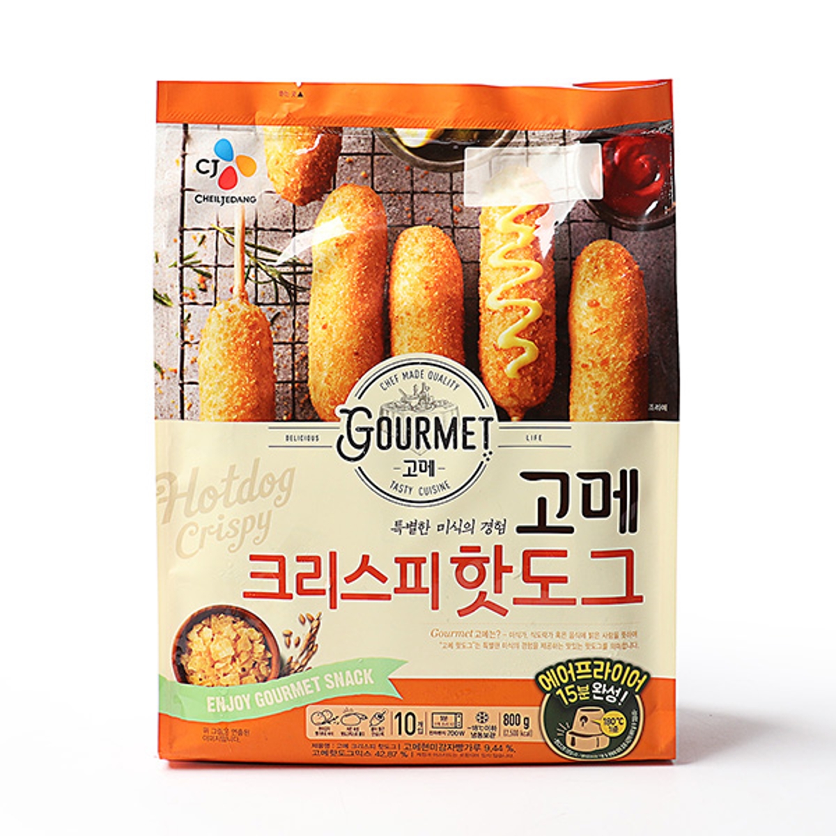 [CJ]고메 크리스피 핫도그 800g | 홈플러스 택배배송