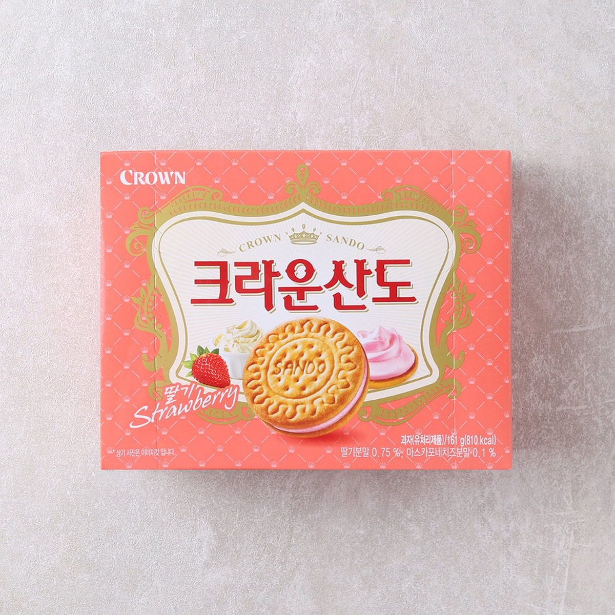 크라운산도 딸기 161g 홈플러스 익스프레스