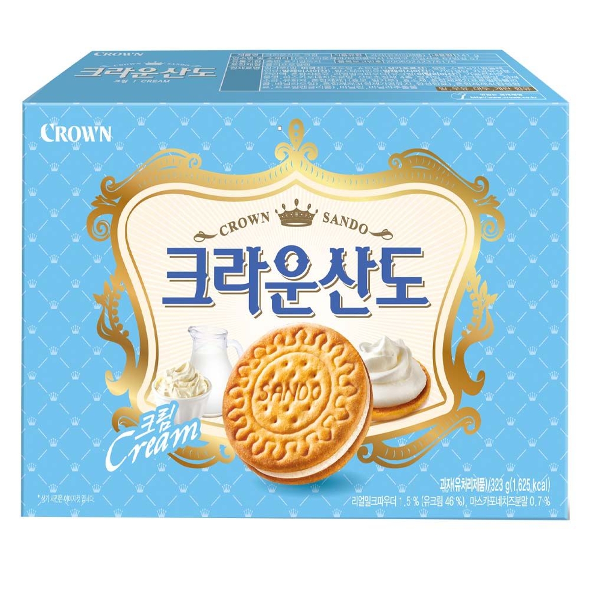 [크라운] 크라운산도 크림 323g 홈플러스 택배배송