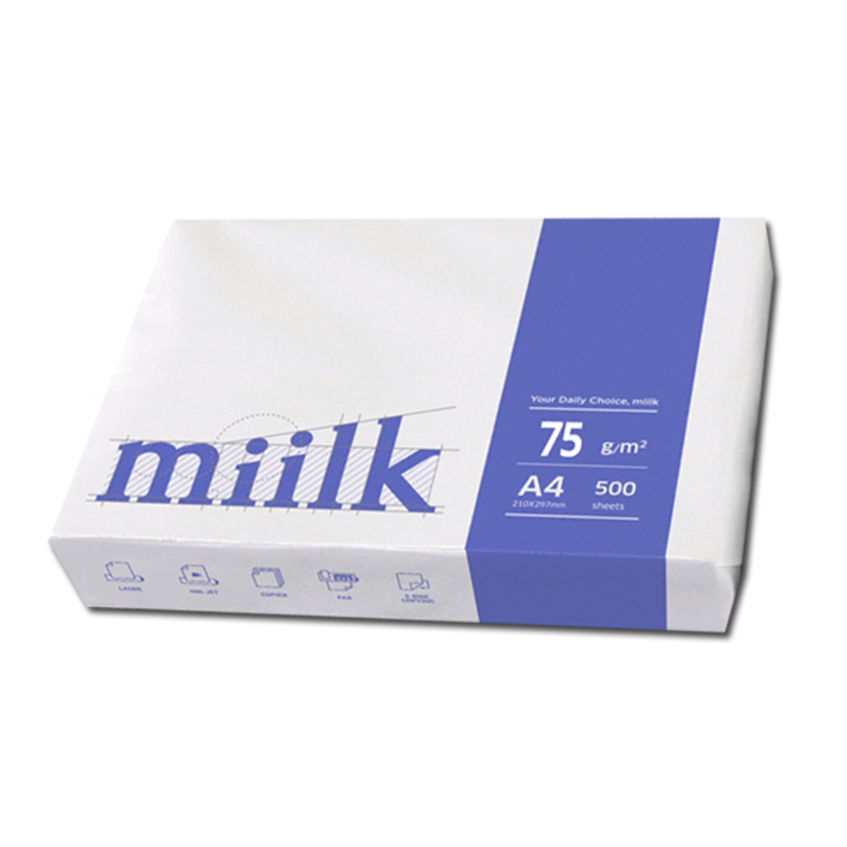 밀크 Miilk A4용지 75g 1권 500매 홈플러스 익스프레스