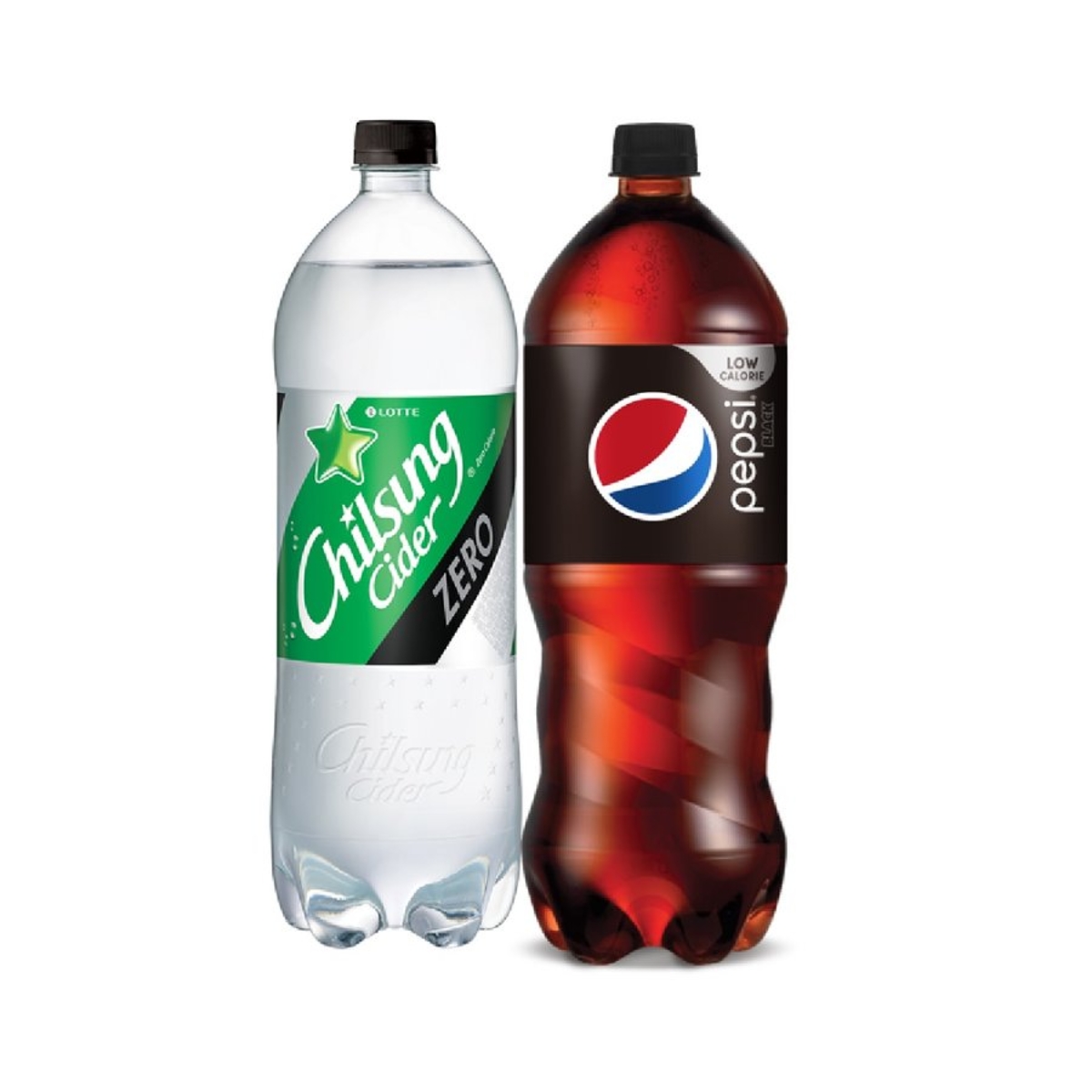 롯데칠성 제로사이다+펩시블랙 1.5L*2 | 홈플러스
