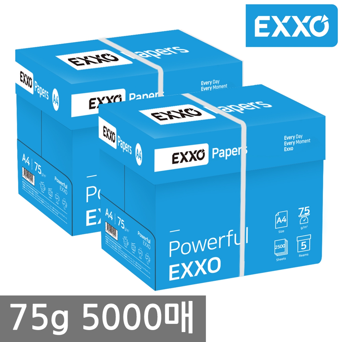 엑소(EXXO) A4 복사용지(A4용지) 75g 2500매 2BOX | 홈플러스 익스프레스