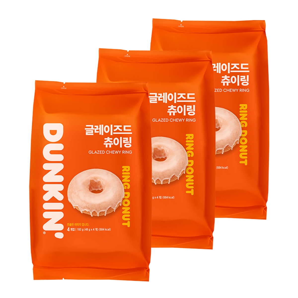 던킨 글레이즈드 츄이링 12개 4eax3봉 홈플러스 택배배송