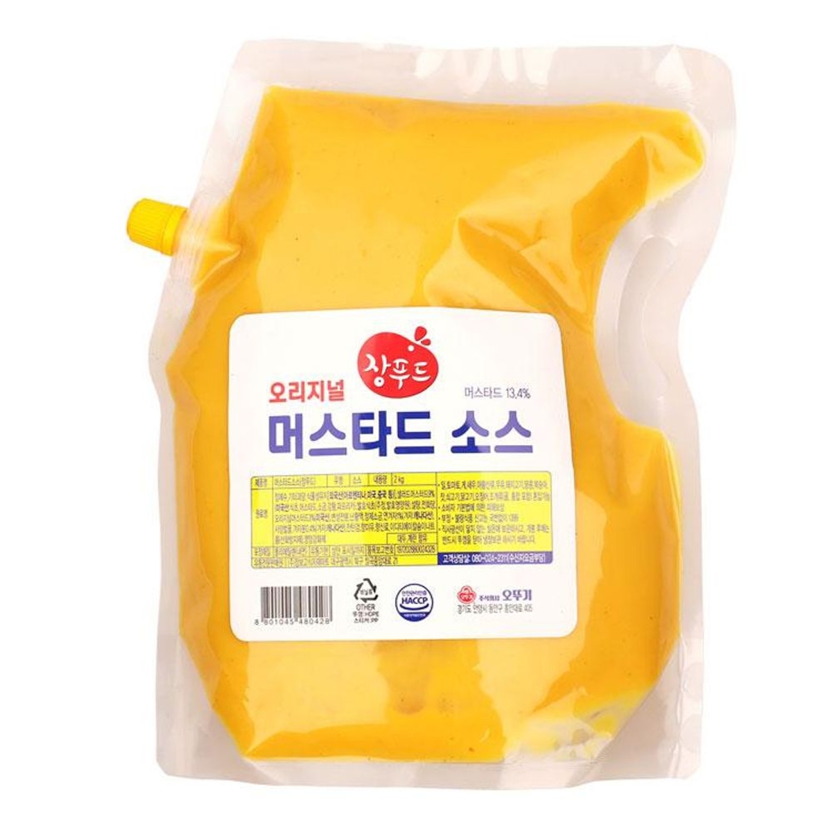 오뚜기 장푸드 머스타드 소스 2kg 홈플러스 택배배송