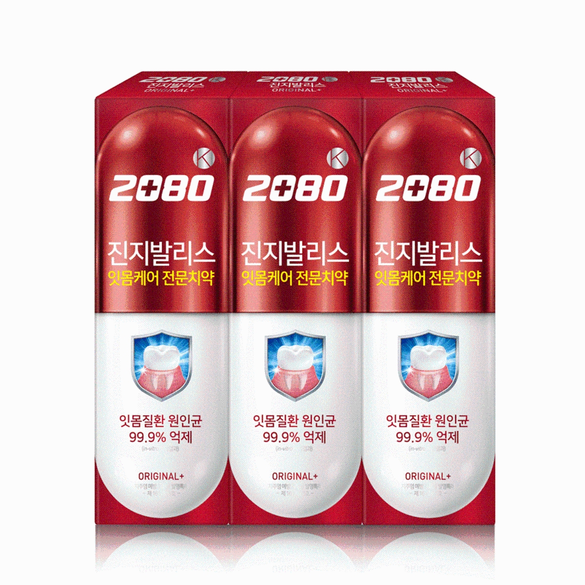 애경 2080 진지발리스 오리지날치약 120G*3 | 홈플러스