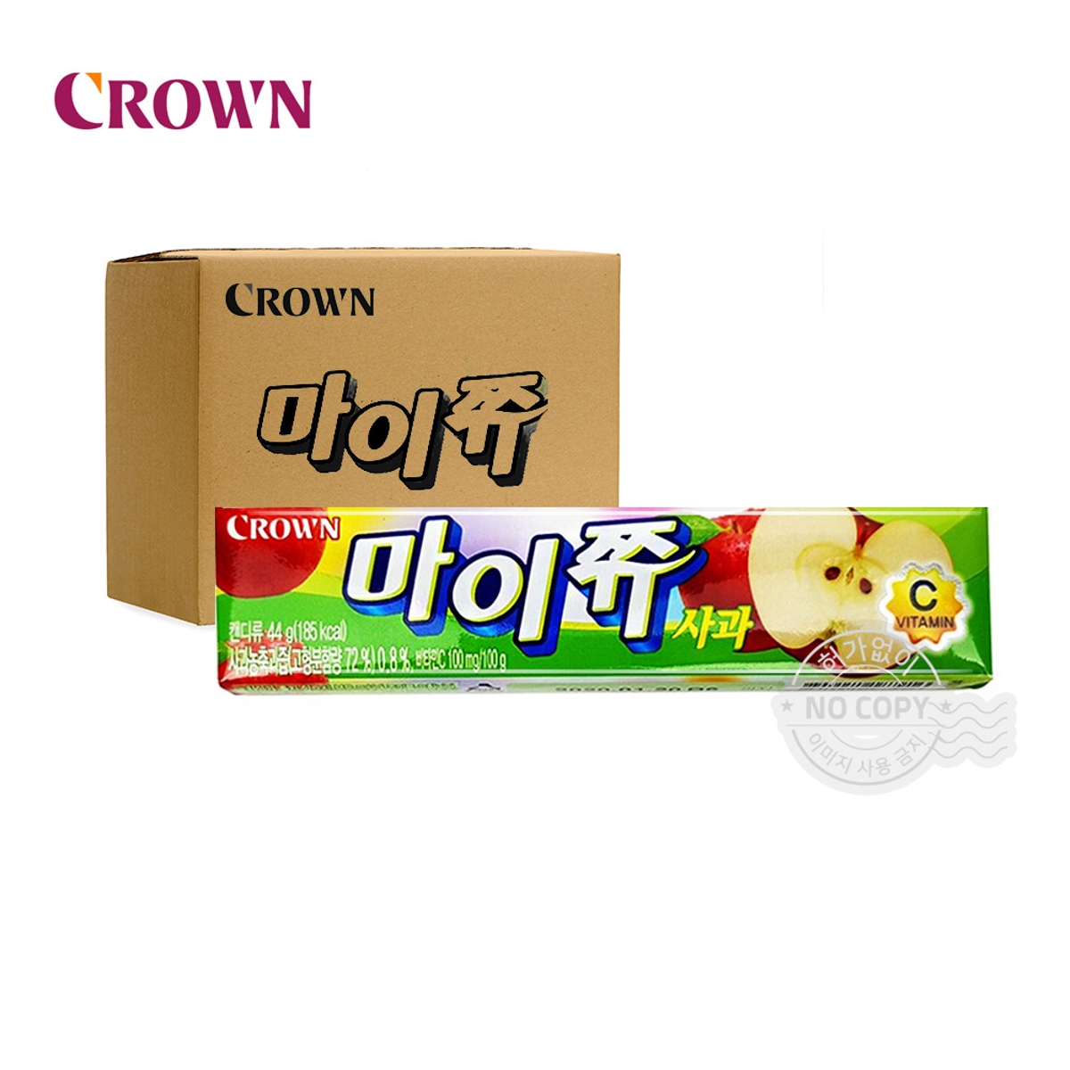 크라운 마이쮸 사과 44g 120개입 [박스] 홈플러스 택배배송