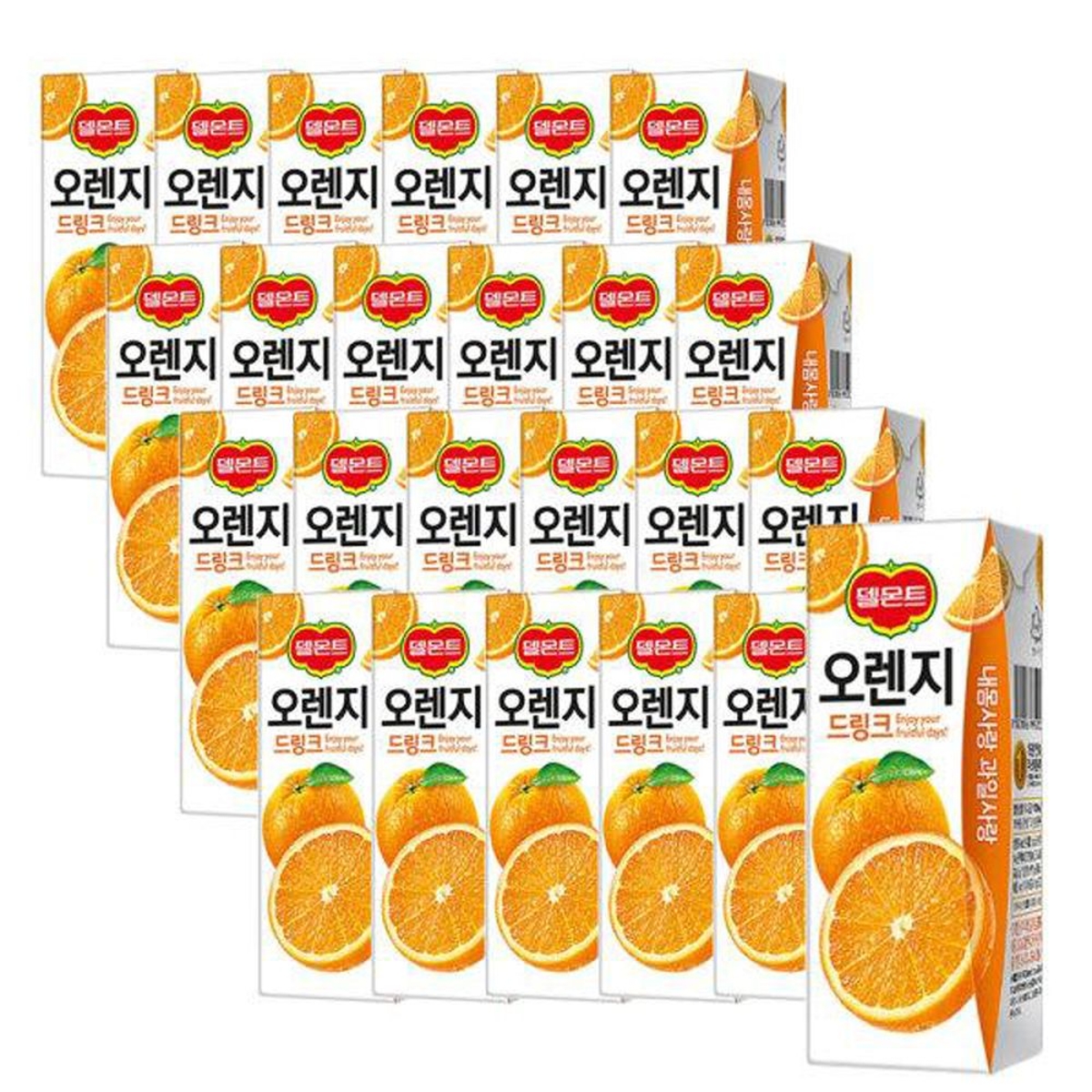 델몬트 오렌지 드링크 190ml 24팩 X 2박스 홈플러스 택배배송