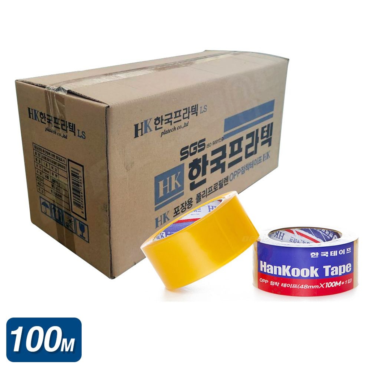 프라텍 투명 박스테이프 48mm X 100m 1박스 40개 홈플러스 택배배송