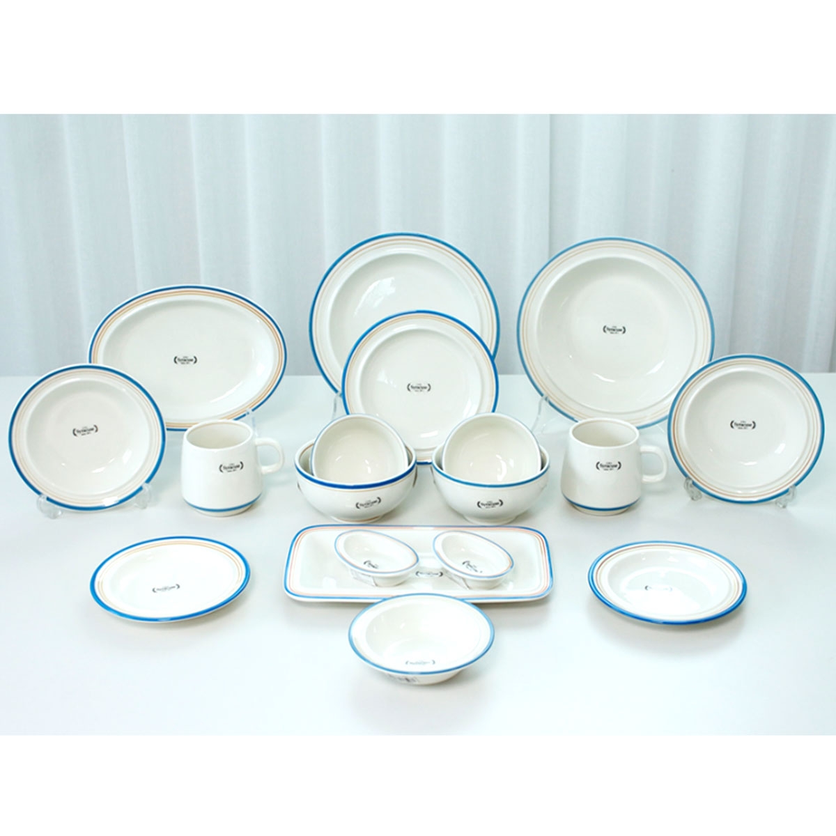 시라쿠스 메이플 2인 홈세트 18p 코지블루 | 홈플러스 택배배송