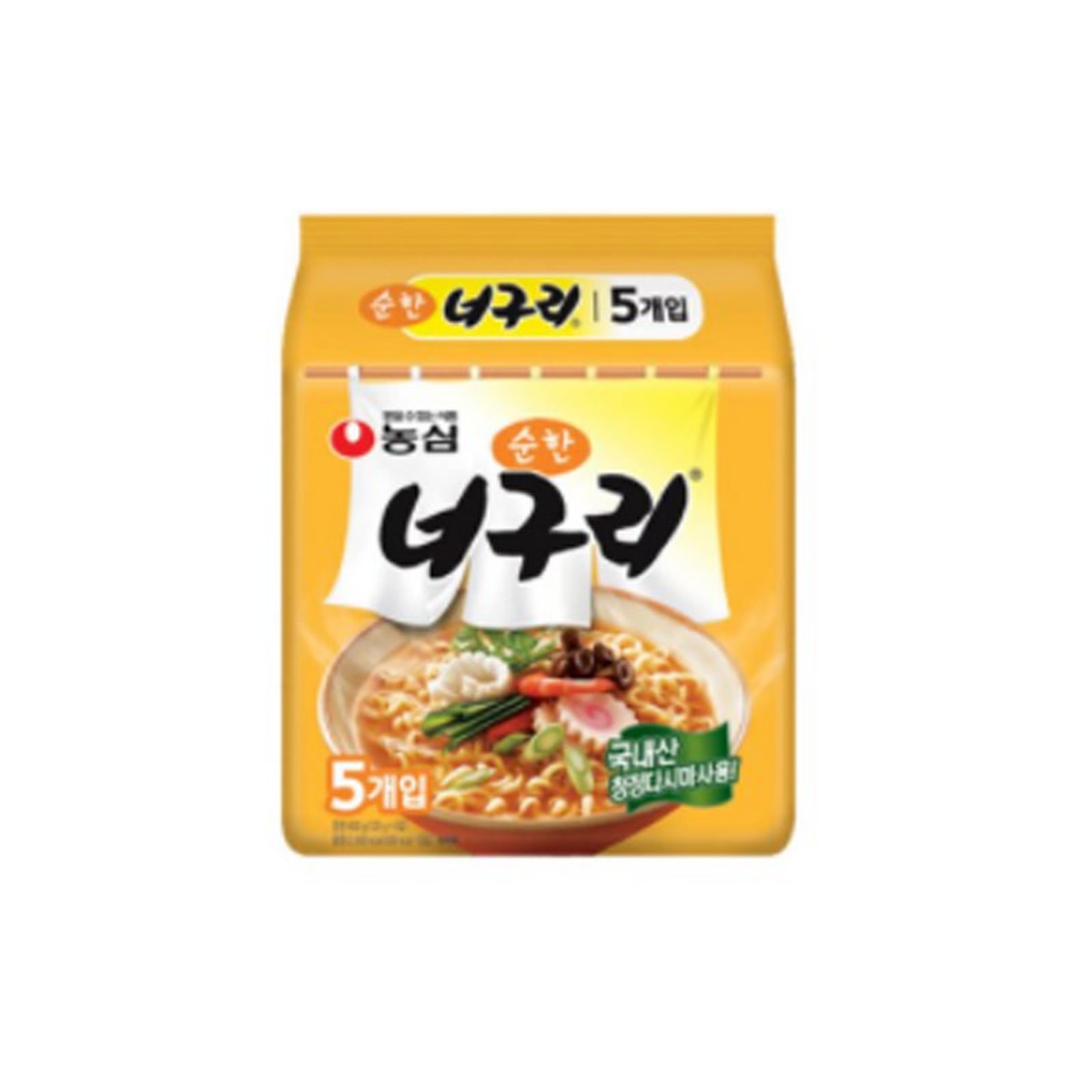 농심 순한너구리 멀티 120g 5입 8봉 홈플러스 택배배송