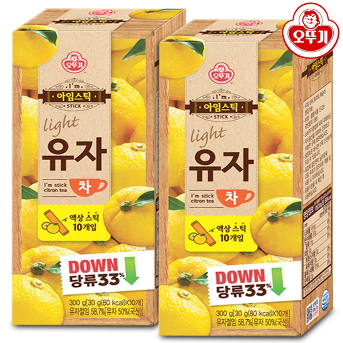 오뚜기 아임스틱 유자차10t 10t 액상스틱 홈플러스 택배배송