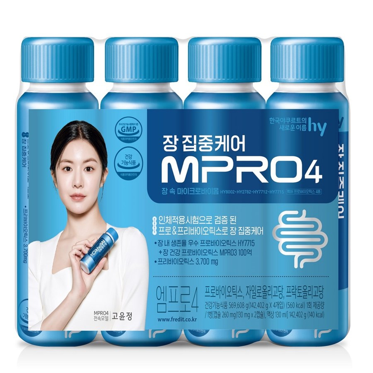 한국야쿠르트 장집중 엠프로4 130ML*4 | 홈플러스