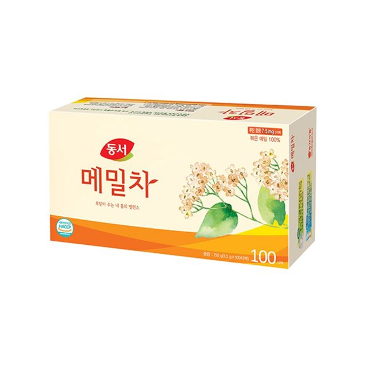 동서 메밀차 메밀티백 차 1 5g X 100t 영양가득 홈플러스 택배배송
