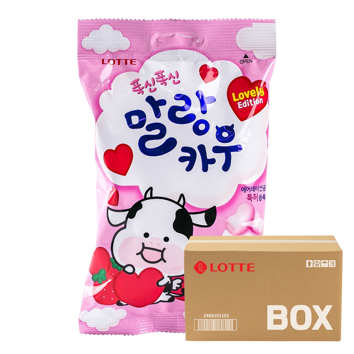 롯데 말랑카우 딸기 79g 20입 홈플러스 택배배송