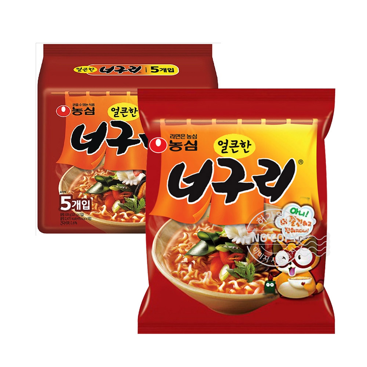 농심 얼큰한 너구리 120g 5입 홈플러스 택배배송