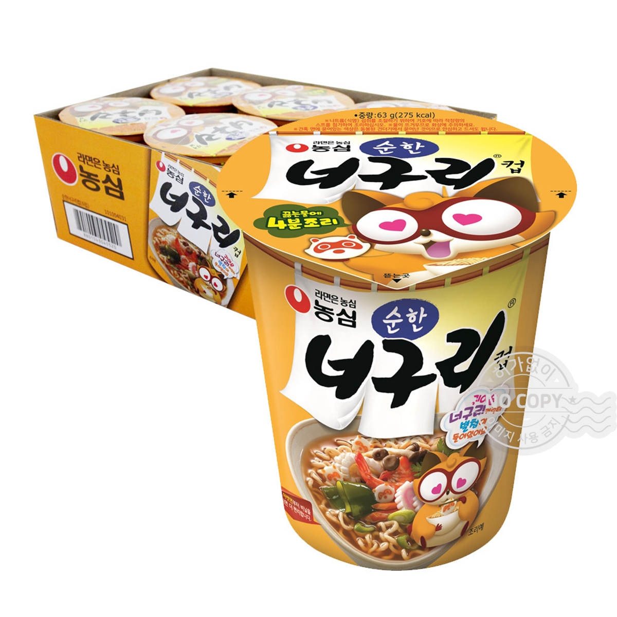 농심 순한너구리 컵 63g 6입 홈플러스 택배배송