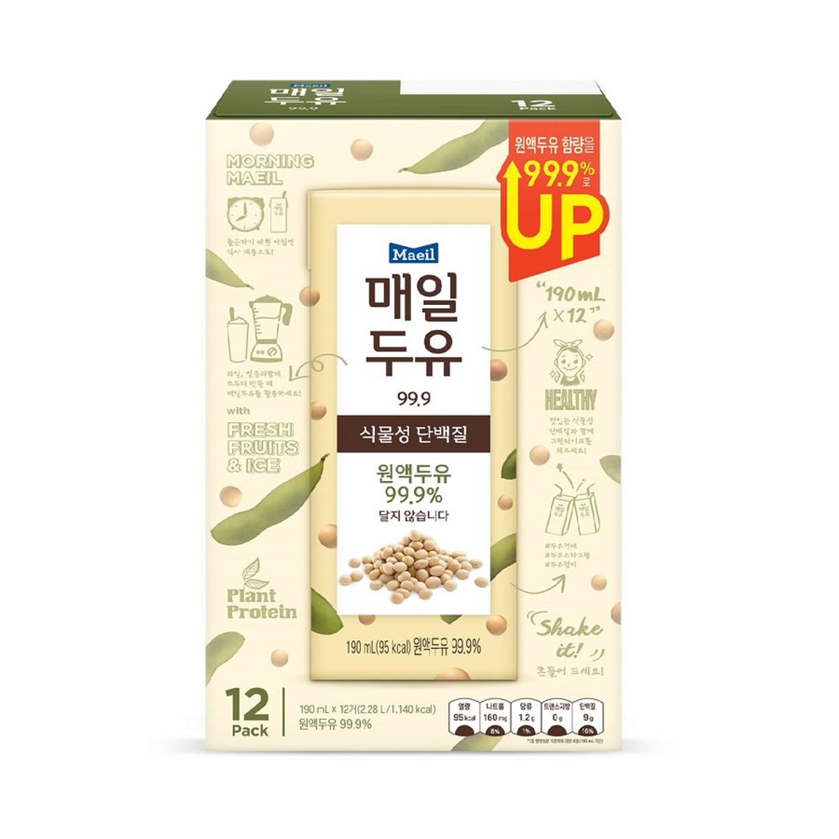 매일두유 99.89 두유 190ML*12 | 홈플러스