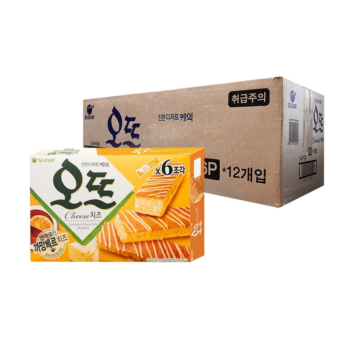 [시선] 오리온 오뜨(치즈)144g x 12곽(1박스) | 홈플러스 택배배송