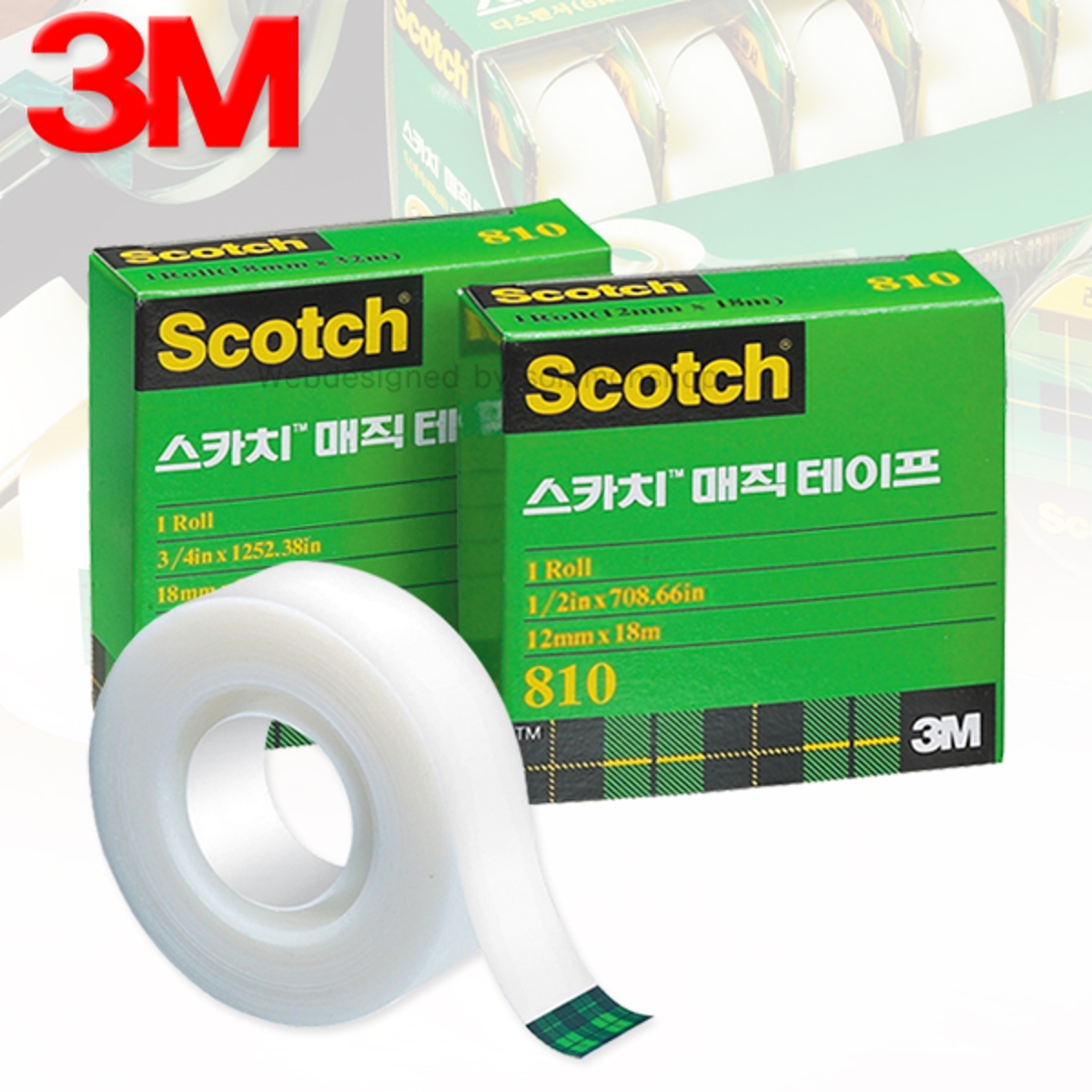 3M매직테이프리필810R 12x18M/3M매직테이프/쓰리엠테이프/3M테이프/테이프디스펜스/ | 홈플러스 익스프레스