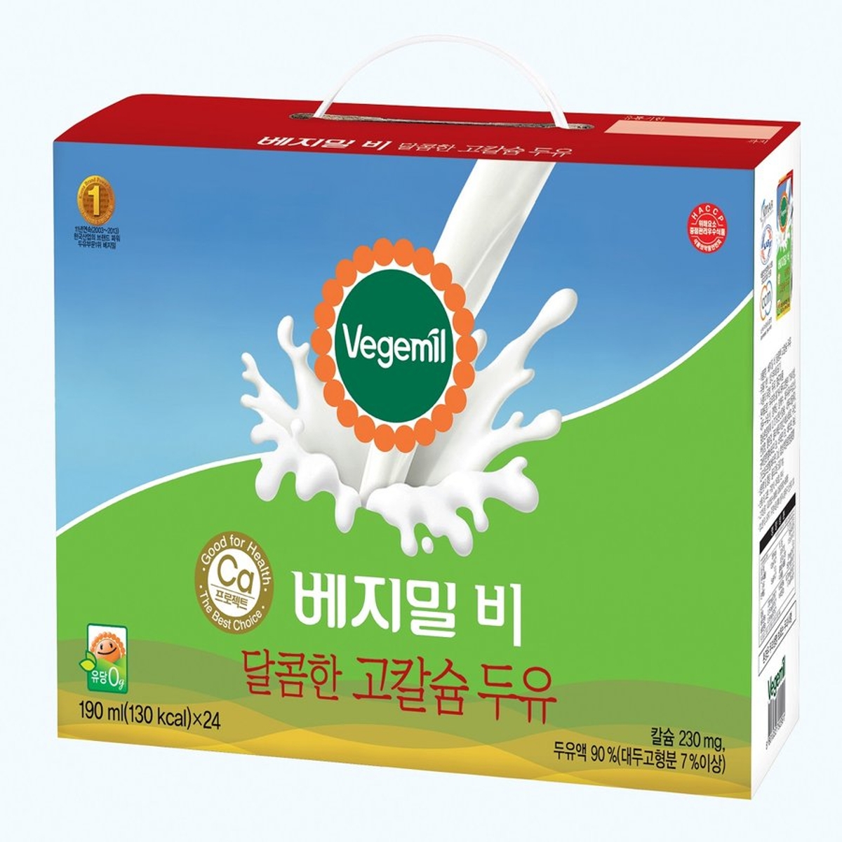 정식품 베지밀 달콤한 고칼슘B 190ML*24 | 홈플러스