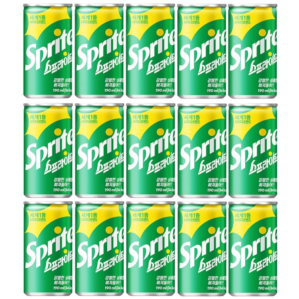 [코카콜라] 스프라이트 190ml 15캔 탄산음료 사이다 Sprite 홈플러스 택배배송