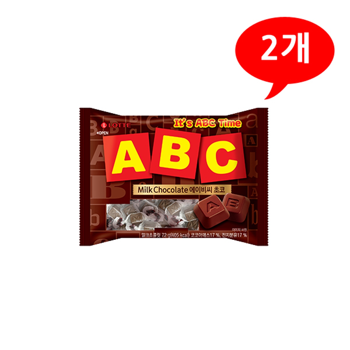 7202920 Abc 초코렛 72gx2개 홈플러스 택배배송